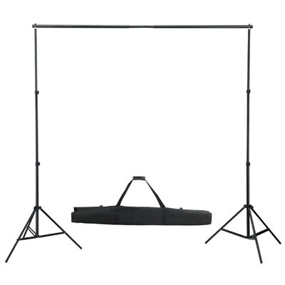 vidaXL Fotostudio-Set mit Softboxen, Hintergrundsystem und Reflektor ...