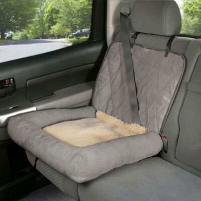 Happy Ride Hundebett Car Cuddler Klein Grau | vidaXL.at