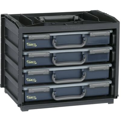 Raaco Sortimentskasten HandyBox mit 55x4 Sortimentsboxen 136242 | vidaXL.at