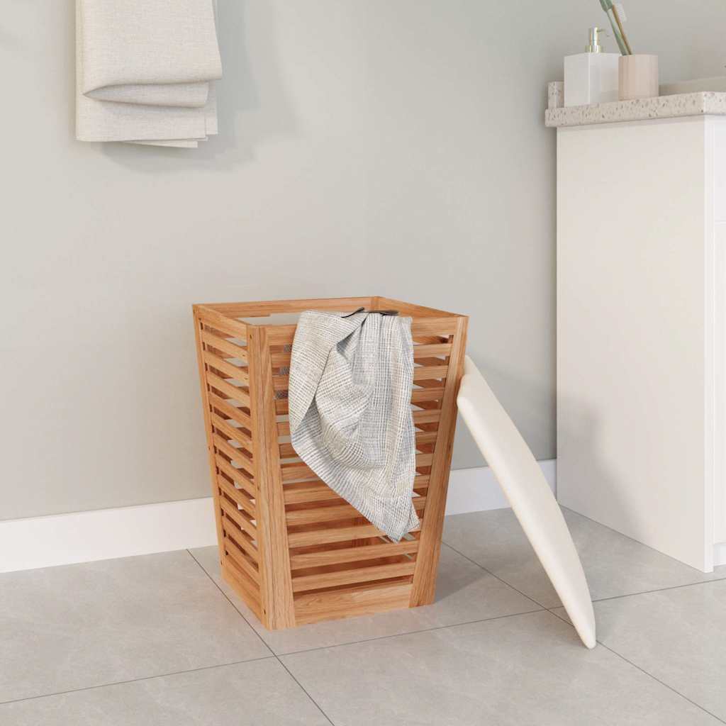 vidaXL Badhocker 40,5x40,5x56 cm Massivholz Nussbaum | vidaXL.at