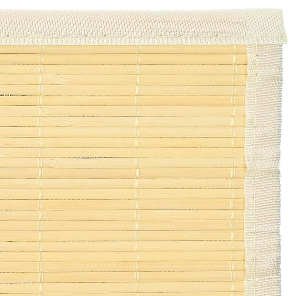 vidaXL Teppich Bambus 100 x 160 cm Natur | vidaXL.at