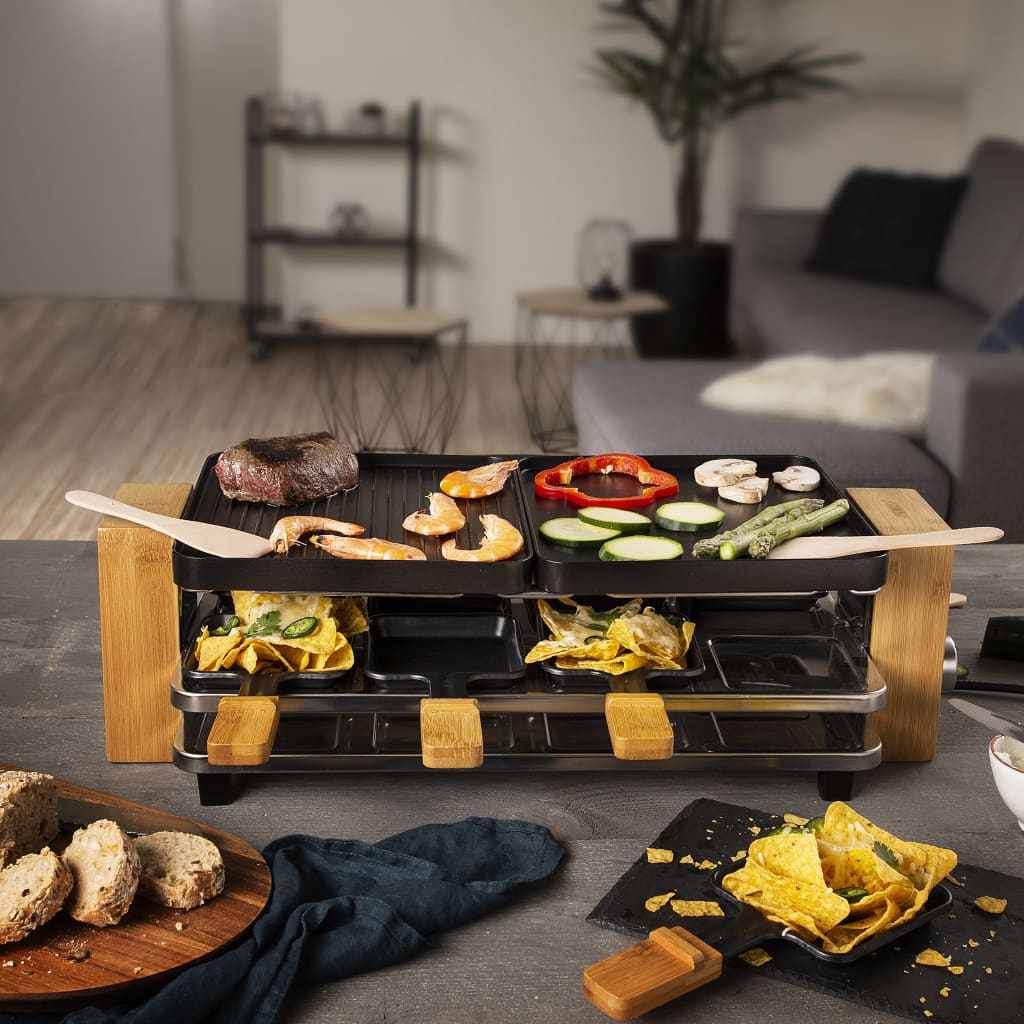 Princess Raclette-Grill Pure 8 Schwarz 1200 W 162910