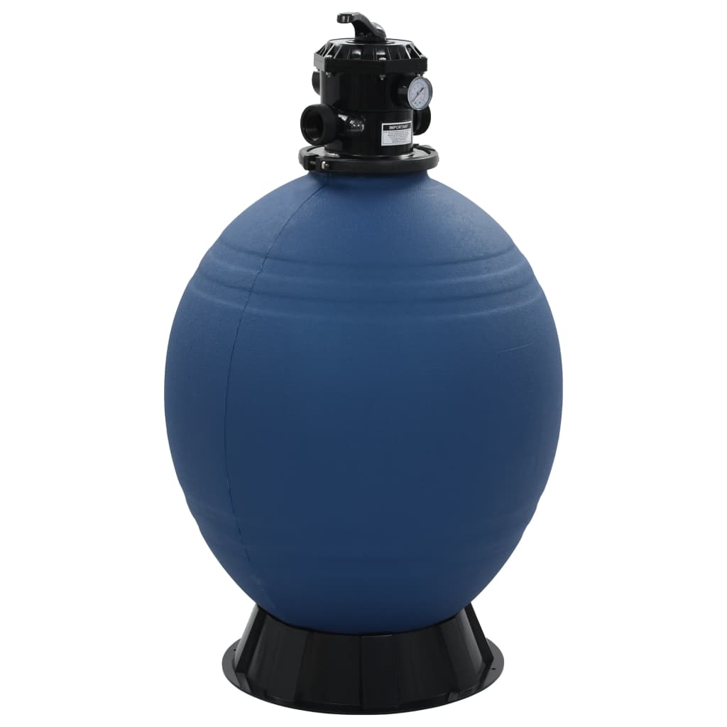 vidaXL Pool-Sandfilter mit 6-Wege-Ventil Filterkessel Blau 660 mm ...