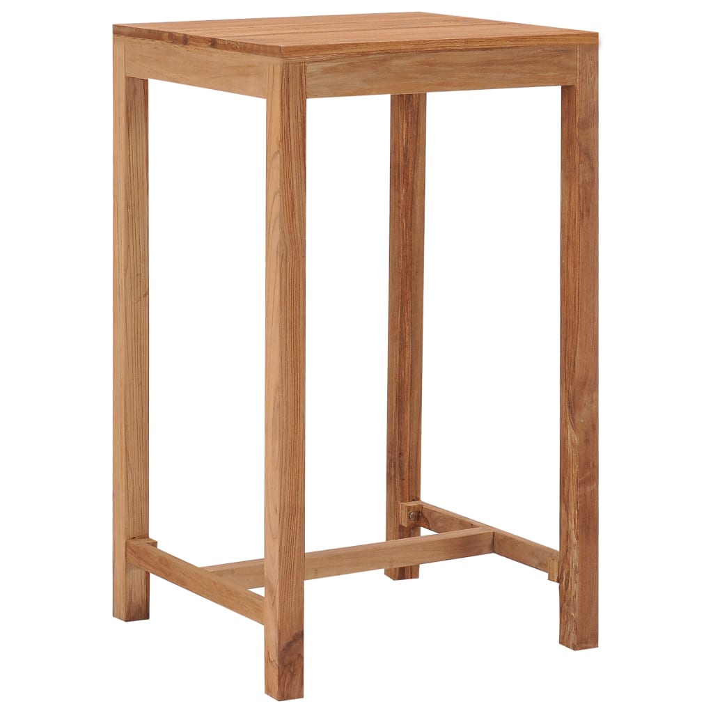 vidaXL Outdoor-Bartisch 60x60x105 Massivholz Teak | vidaXL.at
