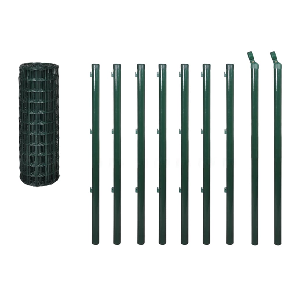 Gitterzaun-Satz Gitterzaun Gartenzaun Maschendraht 10 x 0,8 m | vidaXL.at